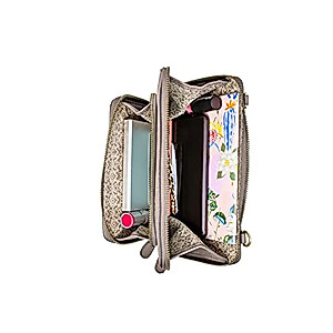 Joy Susan Women’s Brushed Mini Convertible Zip Around Wristlet