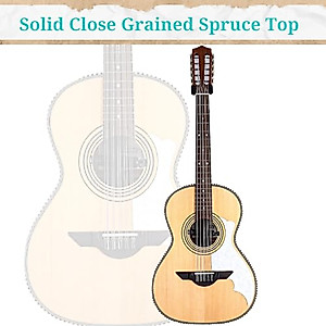 H. Jimenez 10 String Bajo Quinto, Right, Gold (LBQ2NC)