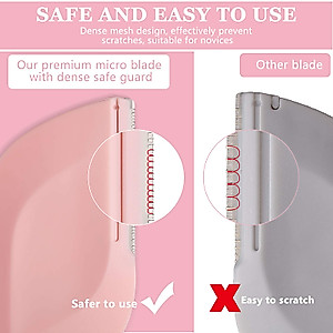 Patelai 21 Pcs Eyebrow Razors for Women Dermaplaning Tool Razor Eyebrow Blades Facial Razors for Men Trimmer Microblade Leaf Shaped Facial Shaper Shaver for Face Upper Lip Hair travel