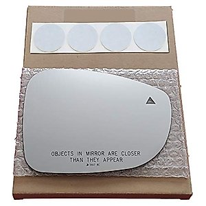 Mirror Glass Replacement + Adhesive Pads for 2017-2022 Pacifica, 2020-2022 Voyager Passenger Side - Blind Spot (2017 2018 2019 2020 2021 2022 17 18 19 20 21 22)