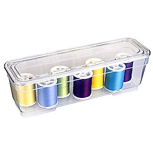 ArtBin 6971AG XL Bins with Lids 4-Pack, [4] Extra Long Art & Craft Organizer Boxes, Clear