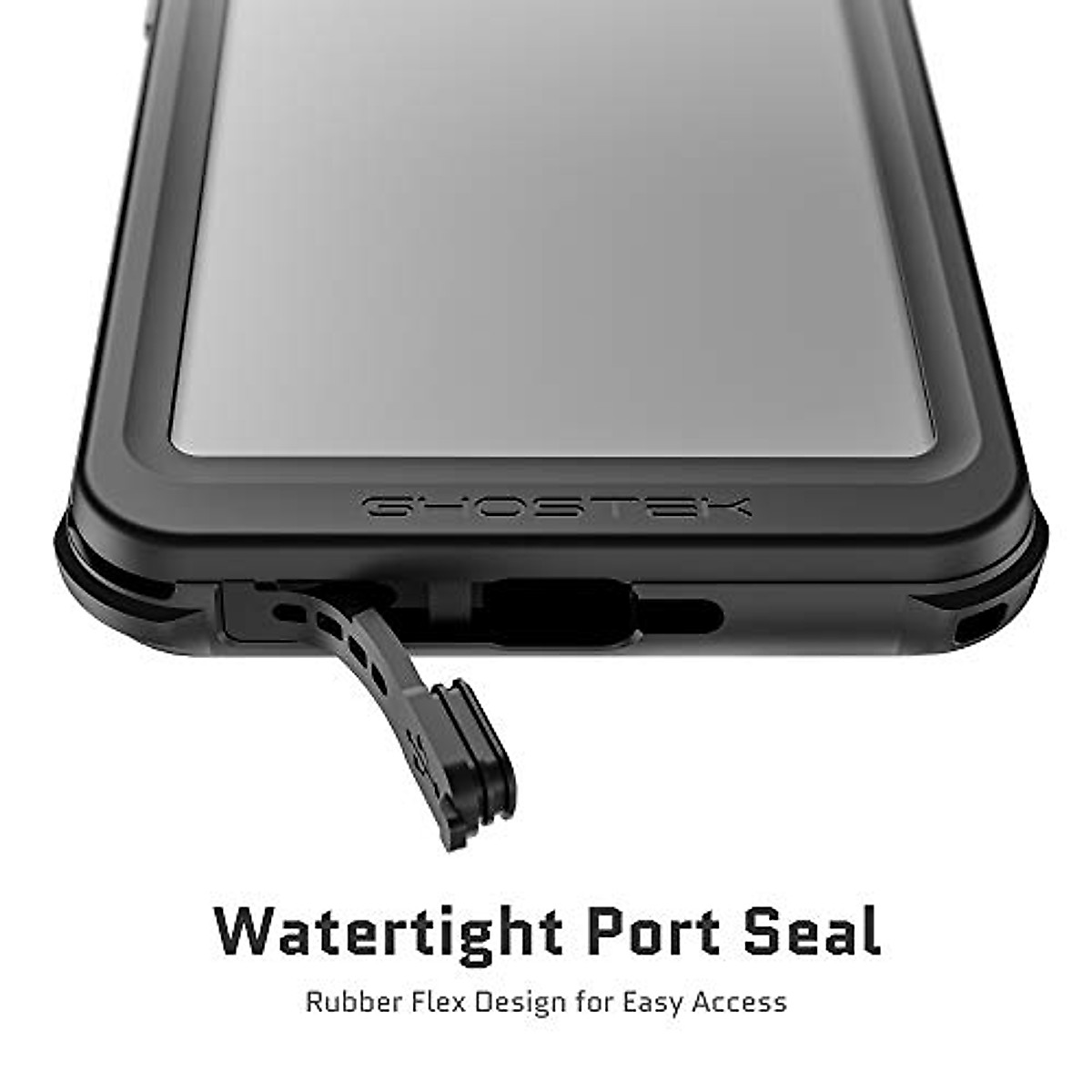 Ghostek NAUTICAL Waterproof Samsung Galaxy S21 Ultra 5G Case - Screen & Camera Protector, Shockproof (6.8") Phantom Clear