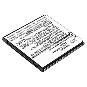 Synergy Digital Baby Monitor Battery, Compatible with Angelcare AC417 Baby Monitor, (Li-Pol, 3.7V, 1800mAh) Ultra High Capacity, Replacement for Angelcare 1ICP5/54/57 Battery