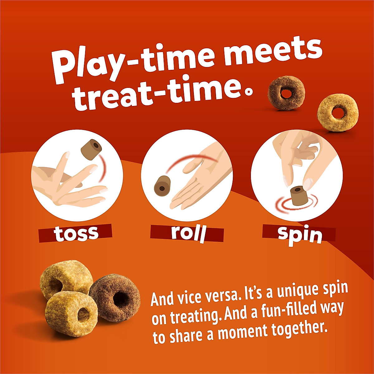 Purina Friskies Playfuls With Chicken and Liver Flavor Cat Treats - (Pack of 10) 2.1 oz. Pouches