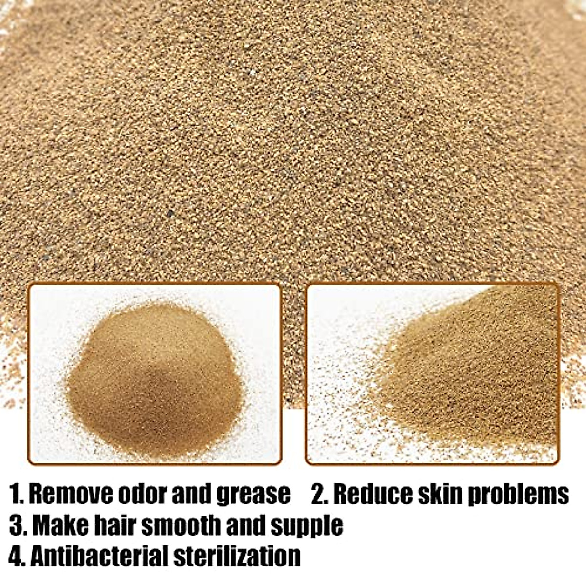 kathson Hamster Bath Sand 5.5LB Gerbil Dust Free Potty Litter Bathing Sand for Guinea Pig Chinchilla Rat Mice Small Animal