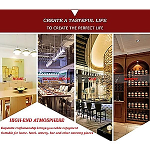 Wall Hanging Rack Hanging Wine Rack, Bar Hanger for Creative Led Lights, Suitable for Home Kitchen Living Room Dining Room Office Bar (Size : 100X25X21CM)