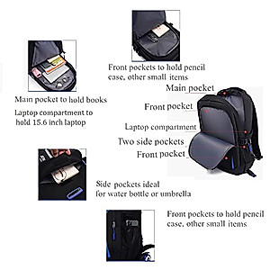 Boys Rolling Backpack Kids Trolley School Bag with Wheels Wheeled Luggage Bookbag