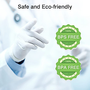 MakerKing 4x6 White Mailing Fanfold Postage Thermal Labels (200 Labels) - Compatible with Rollo, MUNBYN, iDPRT, Polono, Zebra Direct Thermal Printer for Shipping