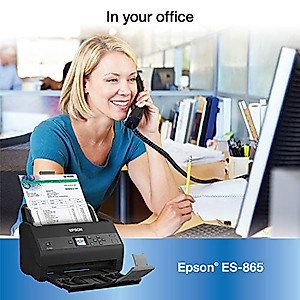 Epson Workforce ES-865 High Speed Color Duplex Document Scanner with Twain Driver