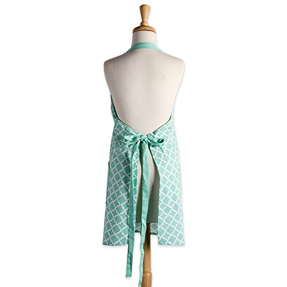 DII Lattice Basics Collection Kitchen Essentials, Apron, Aqua