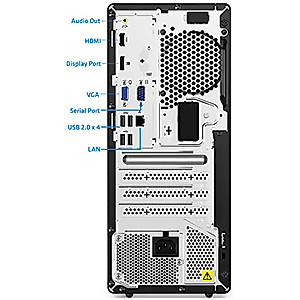 Lenovo V50T Gen 2 Desktop Tower, Intel i9-11900, 64GB RAM, 4TB NVMe SSD, DisplayPort, HDMI, VGA, DVD, Card Reader, AC Wi-Fi, BT,Windows 11 Pro, Black