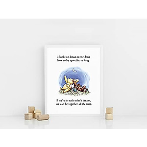 bumbleboo Nistio® Classic Winnie the Pooh Nursery Wall Decor, Winnie the Pooh Print, Winnie the Pooh Playroom Decor, Set of 9 Prints, Piglet, Eeyore, Tigger Nursery Decor, Unframed, 8x10 inches
