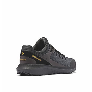 Columbia Men's Trailstorm Waterproof Hiking Shoe, Dark Grey/Bright Gold, 11