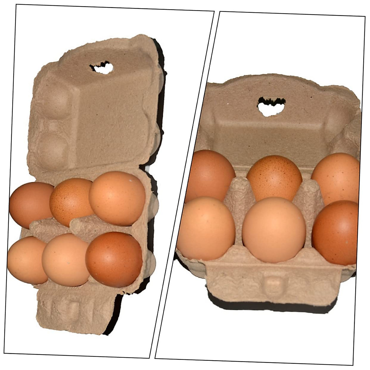 Egg Container 20pcs Box Egg Carton Eggs Pulp Packing Box Egg Tray