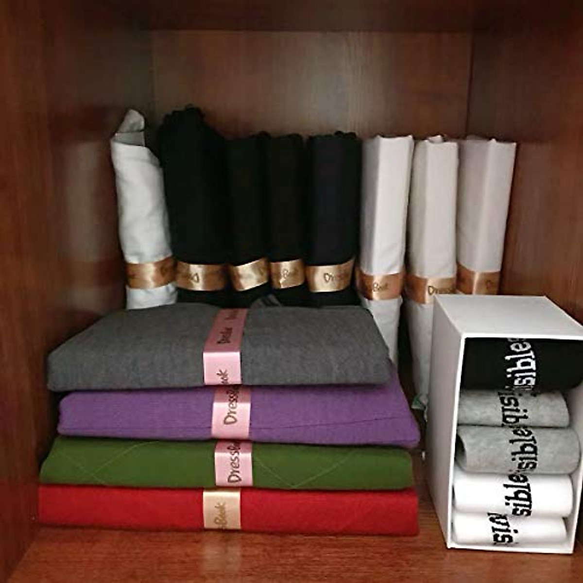 Tuersan Closet Organizers Clothes Folding Board for T-Shirts Jeans Shirts Sweaters Jumpers Closets Drawers Organizers DressBook 10Pcs (L Size)