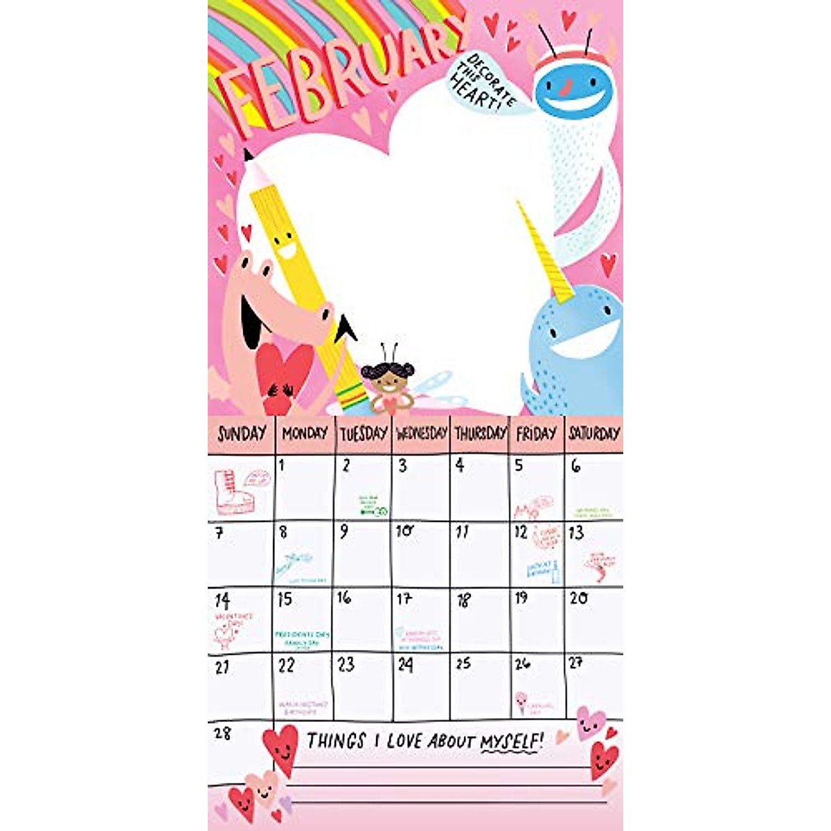 Magical Activity Wall Calendar 2021