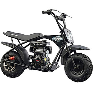 MotoTec 105cc 3.5HP Gas Powered Mini Bike, Black, (MT-MiniBike-105cc_Black)