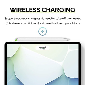 Case for Apple Pencil 2nd Generation Case Sleeve Soft Silicone Cute Carrot Design Protective Cover Holder Accessories Compatible with Apple Pencil 2nd Gen (Orange)