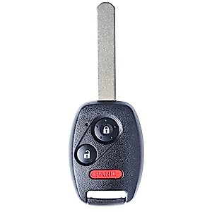 Car Remote Control Uncut Ignition Chip Key Keyless Entry fit for 2005-2010 Honda Odyssey/2006-2014 Ridgeline (OUCG8D-380H-A) 1 Pack