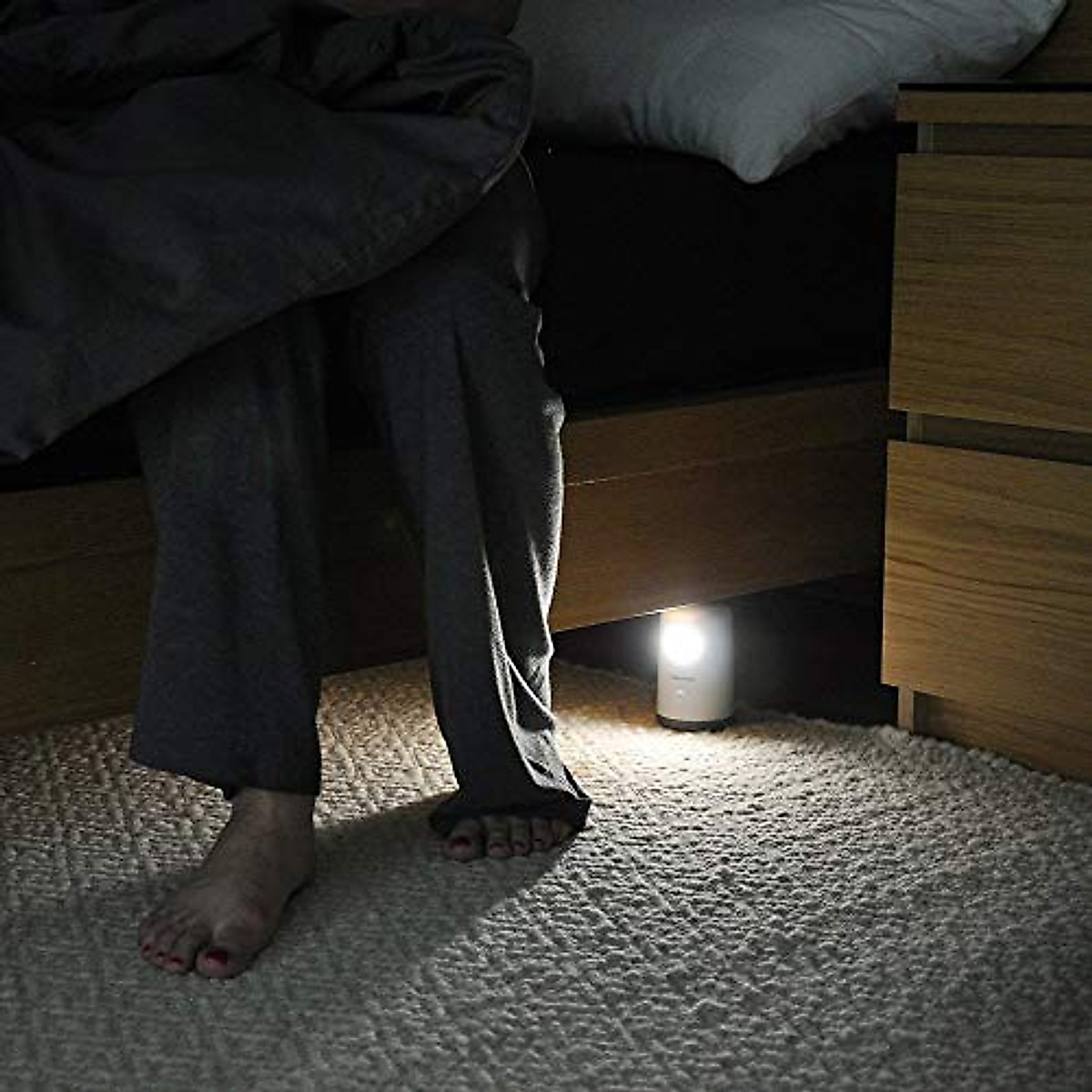 Beams MB750 20 Lumen LED Wireless Battery Powered Portable Motion Sensing Nightlight, 1-Pack, White