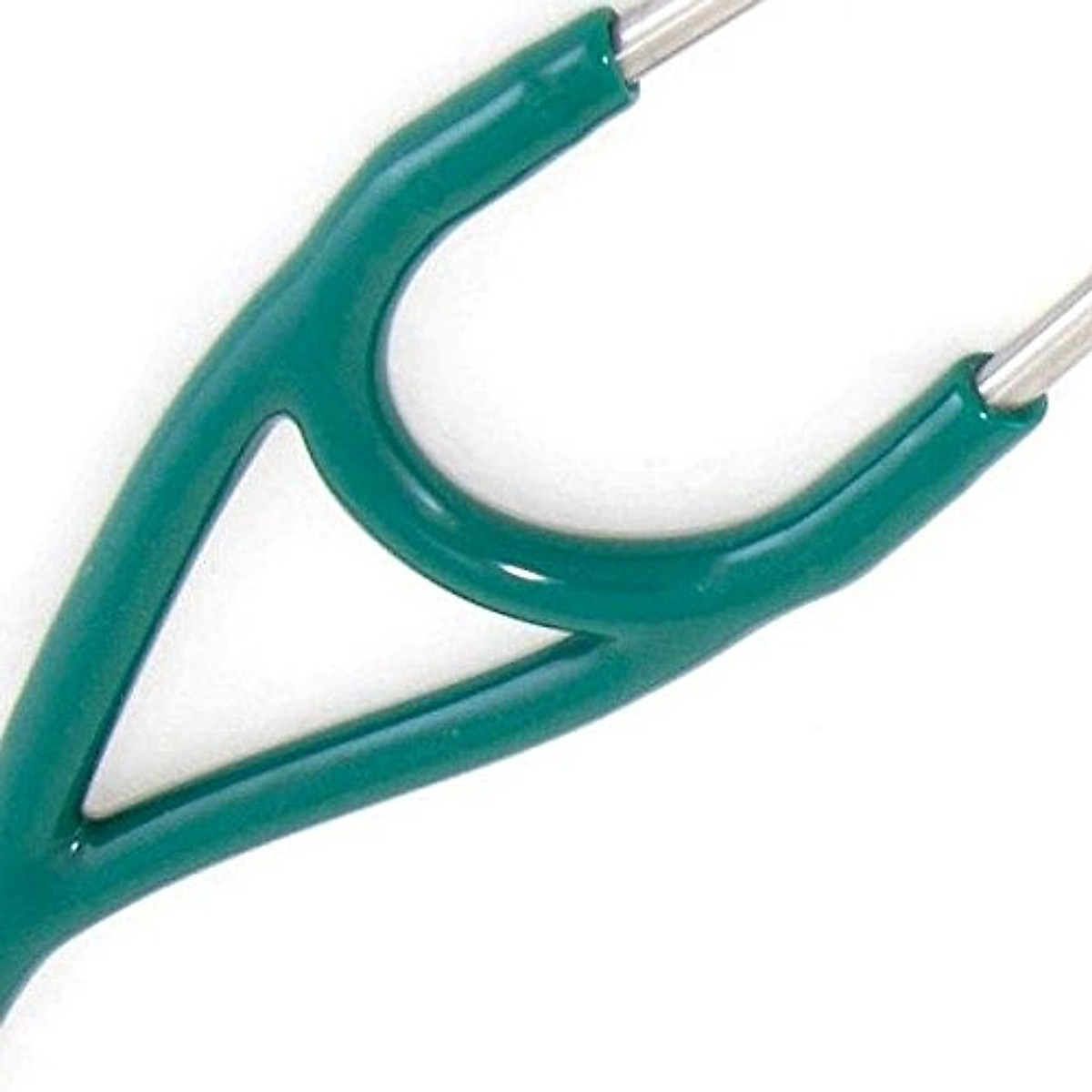 Replacement Tube (dual lumen binaurals) fits ALL leading brand single-head Cardiology Stethoscopes T72 GREEN