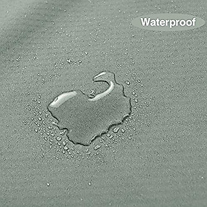 Splat Mat for Under High Chair/Arts/Crafts by CLCROBD, 51" Baby Anti-Slip Food Splash and Spill Mat for Eating Mess, Waterproof Floor Protector and Table Cloth (Gray)