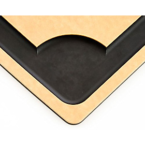 Epicurean Carving Series Cutting Board, 14.5-Inch by 11.25-Inch, Natural/Slate