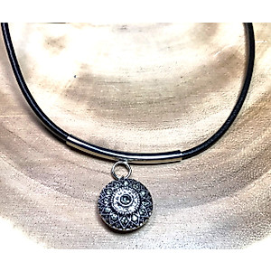 My Prime Gifts Snap Jewelry Pendant & Necklace Black Leather Length 18-20" Holds 18-20mm Standard Snaps