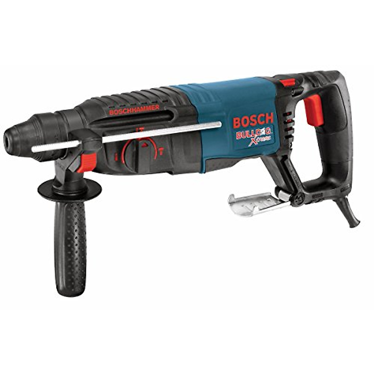 Bosch 11255VSR-GWS8 1" SDS-plus Bulldog Xtreme Rotary Hammer with 4-1/2" Small Angle Grinder, Blue