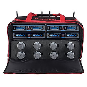 VOCOPRO UDH-CHOIR-8-MIB Eight Channel Wireless Handheld Microphone System In A Bag