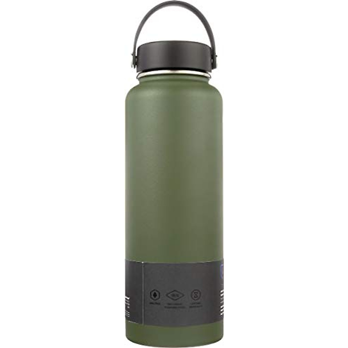 Hydro Flask Wide Mouth W Flex Cap Olive 40 Ounce, 1 EA