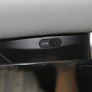 Vliigts Webcam Cover Slide for Tesla Model 3 Y X S Interior Cabin Camera; Ultra-Thin Camera Blocker Protector to Protect Privacy