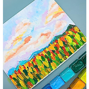 Artecho Gouache Paint Set, 24 Colors (30ml/1oz) with 10 Brushes & a Palette,Non-Toxic, Guache Paint for Canvas Painting - Professional Art Supplies for Artists, Students, Beginners, and Adults