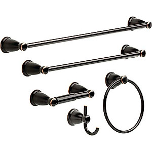 Franklin Brass Kinla -towel Bar, Oil Rubbed Bronze -bathroom -towel Holder, -bathroom Accessories, KIN24-OB1, 24 inch -towel Bar