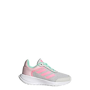 adidas Tensaur Running Shoe, Grey One/Beam Pink/Pulse Mint, 7 US Unisex Big Kid