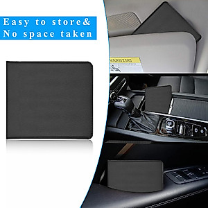 Kewucn 2 Pack Car Registration Insurance Holder, 10.55''×4.8'' Essential Auto Card Glove Box Organizer, Vehicle Interior Accessories Perfect for Most Car, Truck, SUV(Black)