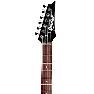 Ibanez 6 String Solid-Body Electric Guitar, Right, Transparent Red Burst (GRX70QATRB)