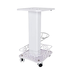 Beauty Salon Trolley Cart with Wheels and Large Storage Fence,Multil-Function Mobile Salon Spa Rolling Esthetician Cart Instrument Tray Hairdressing Service Cart Max Load 88lbs
