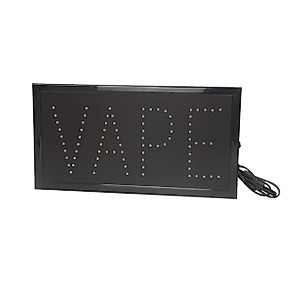 FixtureDisplays® Vape LED Sign Store Window Hanging for Sale Business Advertising 15144-NF
