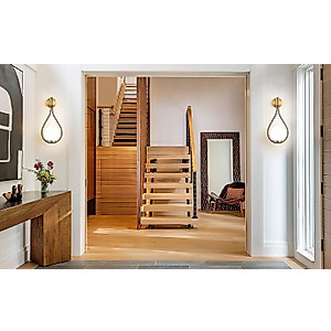 jengush Pack Wall Sconces/Wall Lights, Not Hardwired Brass Gold -White Glass Globe Wall Lamps, Wireless Light Fixture for Bedroom, Living Room, Bathroom, Hallway (GD)