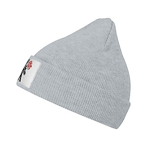 Knit Hat Beanie Cap Casual Skull Caps Hip-Hop Hats Multifunctional Headwear Unisex Gray