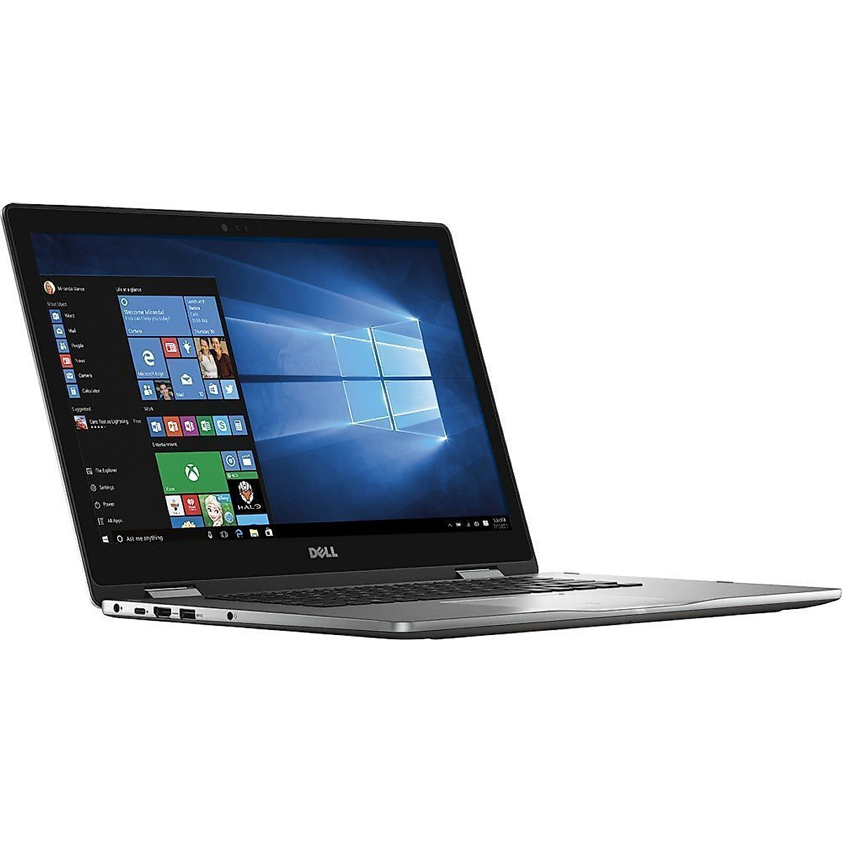 Dell Inspiron 7000 15.6" Convertible 2-in-1 FHD Touchscreen Laptop, 7th Intel Core i7-7500U Processor, 12GB RAM, 512GB SSD, Backlit Keyboard, Bluetooth, HDMI, 802.11AC, Win 10