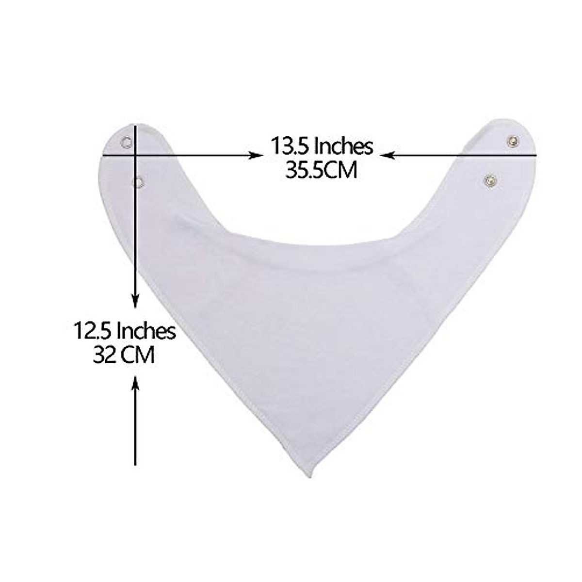 Maiwa Cotton Baby Bandanas Boys Bibs for Drooling Teething Feeding for 10 Pack