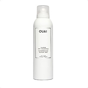 OUAI Super Dry Shampoo. Cleanse, Remove Product Buildup and Refresh Hair without Water. Adds Instant Volume and Shine to Fine, Oily Hair. Free from Parabens and Sulfates (4.2 Oz)