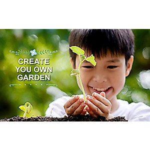 Kids Paint & Planting Flower Growing Kit, 27Pcs Childrens Gardening Plant Kits Arts & Crafts Garden Toy Set Birthday for Girls & Boys Age 4, 5, 6, 7, 8-12 Years Old