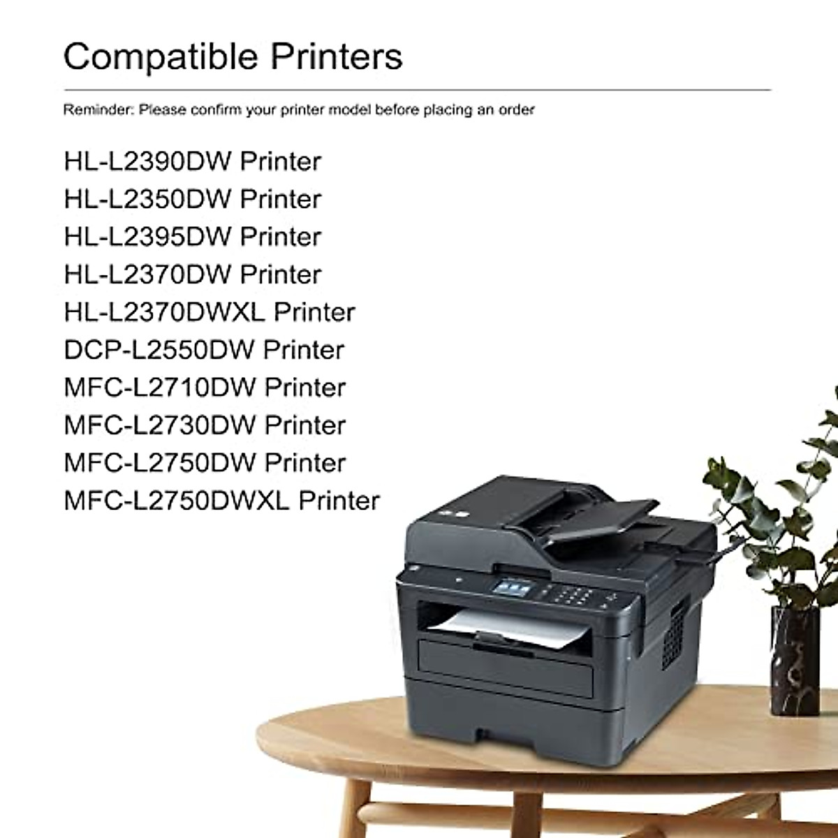 SASAS ISHIEY (Black, 2-Pack) Compatible Drum Units Replacement for Brother DR730 DR-730 DR 730 MFC-L2710DW MFC-L2750DW HL-L2370DW HL-L2395DW HL-L2350DW HL-L2390DW DCP-L2550DW MFC-L2750DWXL Printer