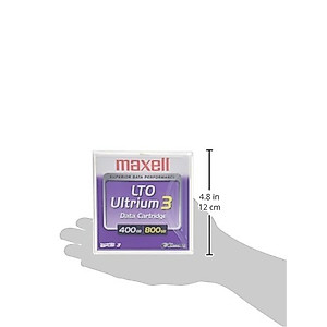 Maxell MAX183900 LTO Ultrium 3 Tape Cartridge