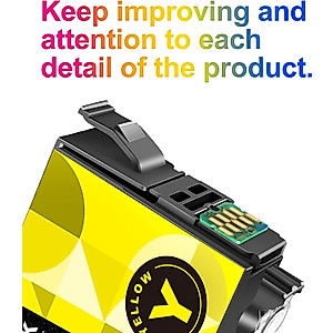 802XL Ink Cartridge, Remanufactured 802 Ink Cartridge Replacement for Epson 802XL 802 XL Ink Cartridge Combo Pack T802XL use for Workforce Pro WF-4740 WF-4730 WF-4720 WF-4734 EC-4020 EC-4030 (4 Pack)