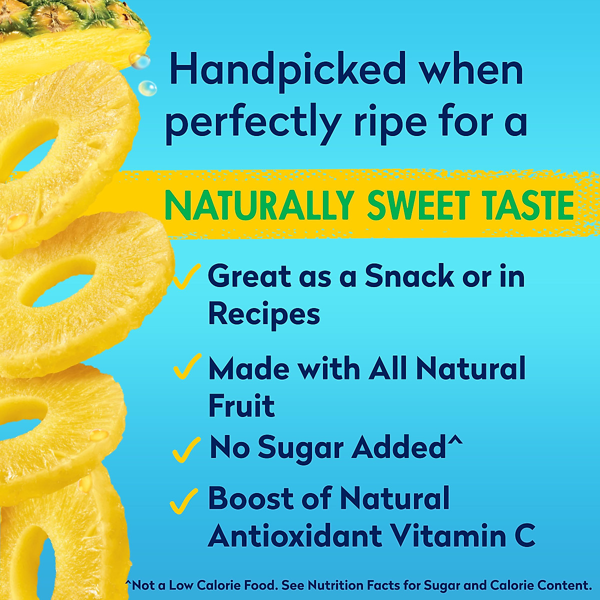 Dole Canned Fruit, Pineapple Slices in 100% Pineapple Juice, Gluten Free, Pantry Staples, 20 Oz, 12 Count, Packaging May Vary