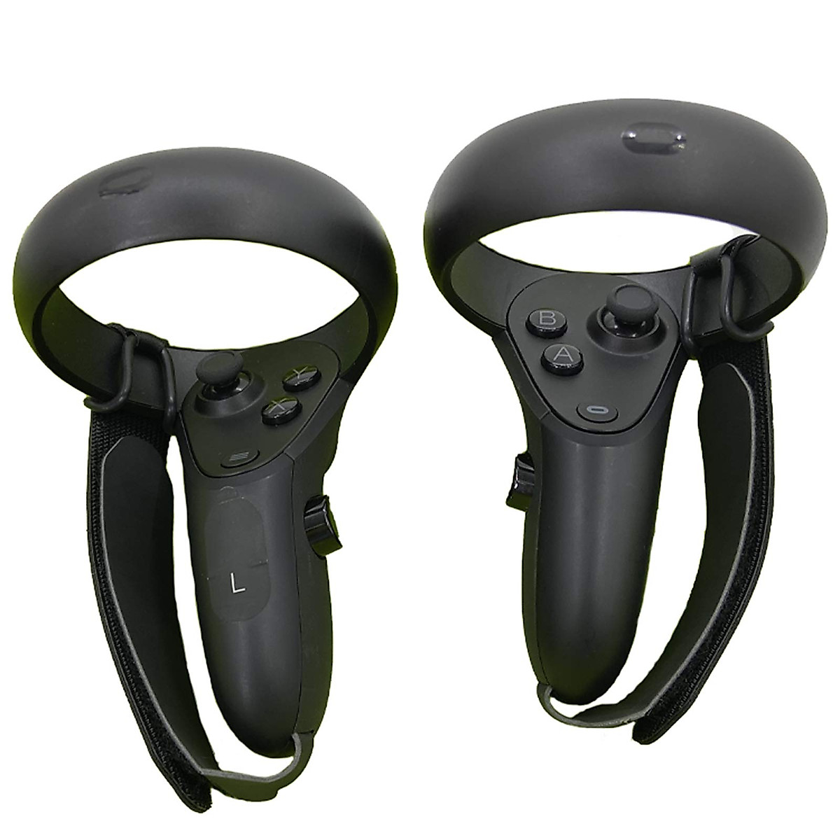 VR Controller Adjustable Knuckle Straps for Oculus Quest/ Oculus Rift S Touch Handle Microfiber Cloth Grips (1 Pair)